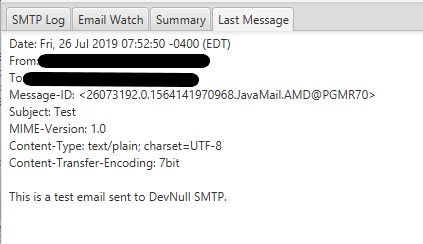 How to Use Spring Mail against DevNull SMTP – Amy's Programming Corner